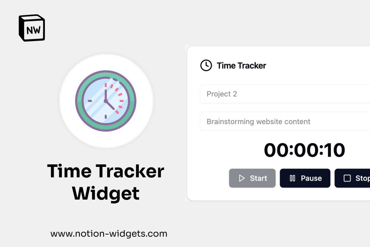 Enhance Productivity with a Time Tracking Widget for Notion